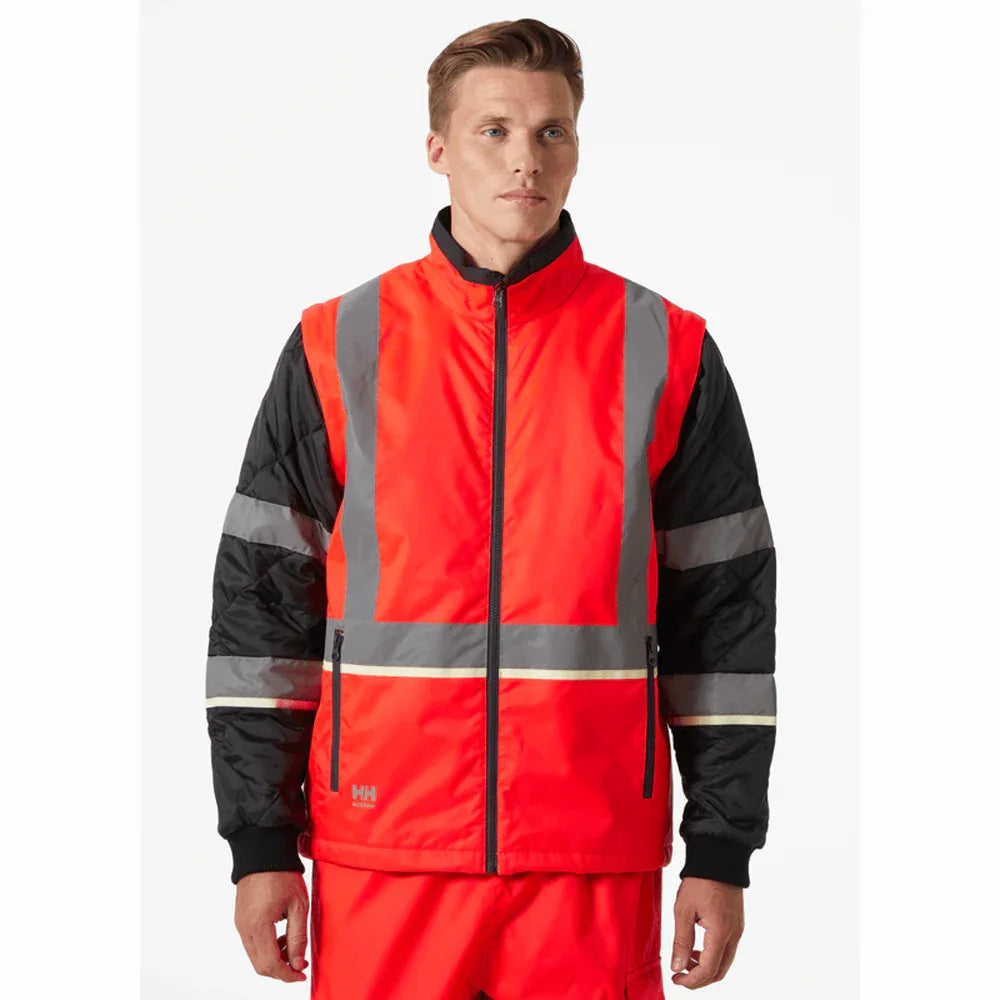 Helly Hansen 73185 UC-ME Insulator Hi-Vis Jacket Gilet 3 in 1 – Bobobiy